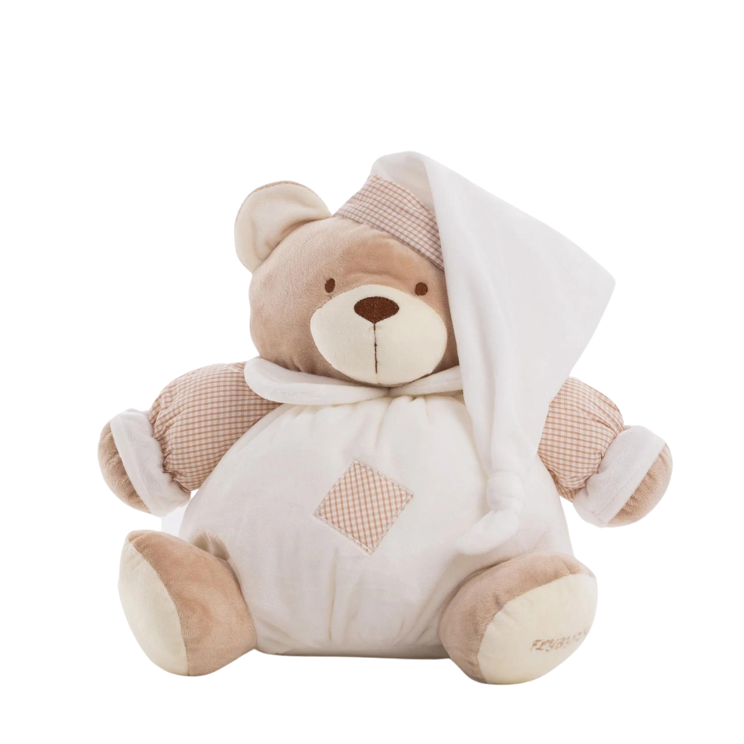 Round Teddy Bear 30cm - Beige – FLYBYFLY Jordan